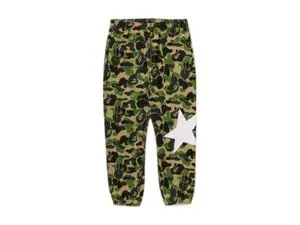 A BATHING APE Abc Camo Sweatpant