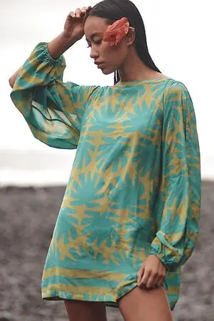 Solid & Striped Tyra Long-sleeve Mini Dress
