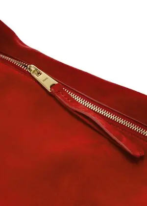 Khaite Olivia Medium Top Handle Bag - Red