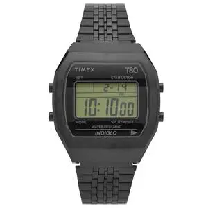 TIMEX T80 Steel Watch - Black