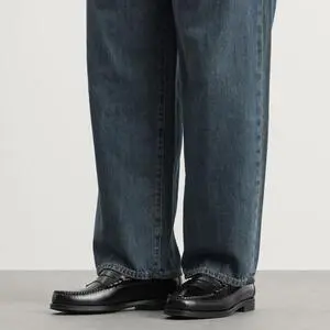 G.H. BASS & CO. Easy Weejun Larson Penny Loafer - Black Leather