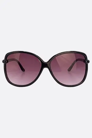 GIANT VINTAGE SUNGLASSES Giant Vintage Lotus Oversized Square Sunglasses - Black