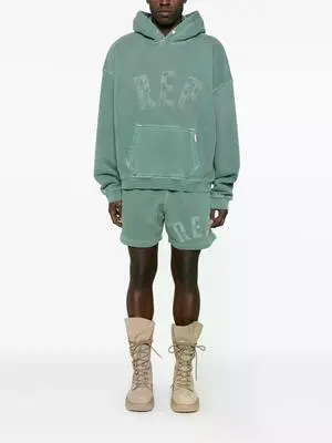 REPRESENT Logo Appliqué Hoodie - Green