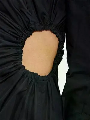 Max Mara Draped Detailing Midi Dress