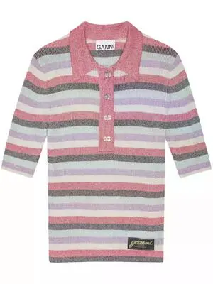Ganni Button Up T-shirts For Women