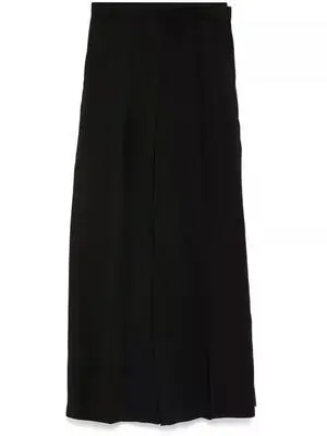 PUSHBUTTON Side Folded Wide Leg Trousers