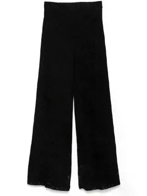 TWINSET Macramé Wide Leg Trousers