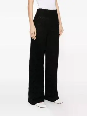 TWINSET Macramé Wide Leg Trousers