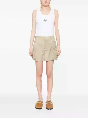 Moschino Wool Quilted-pocket Shorts