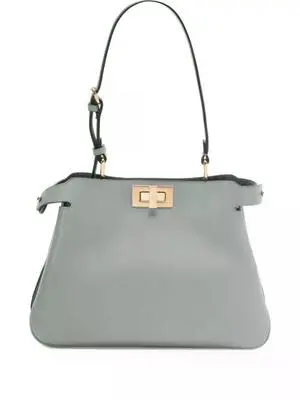 Fendi Peekaboo Shoulder Bag - Grey