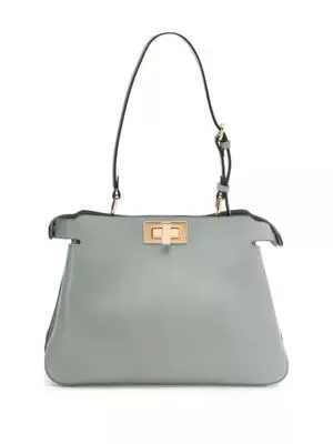 Fendi Peekaboo Shoulder Bag - Grey
