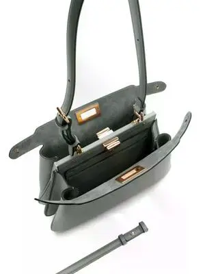 Fendi Peekaboo Shoulder Bag - Grey
