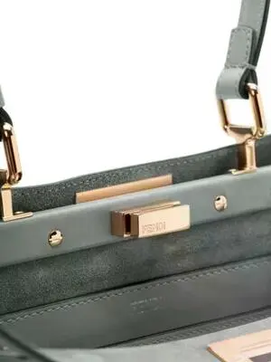 Fendi Peekaboo Shoulder Bag - Grey