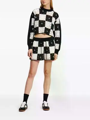 Karl Lagerfeld Crochet-knit Shorts