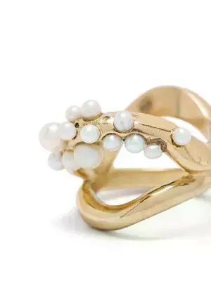 BEATRIZ PALACIOS Double Wave Ring
