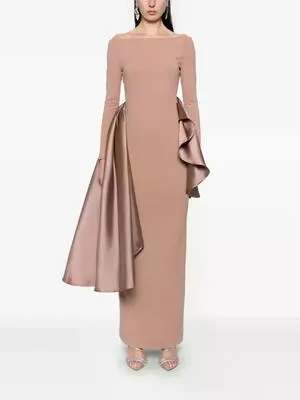 Solace London Kiana Maxi Dress - Brown