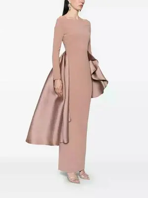 Solace London Kiana Maxi Dress - Brown