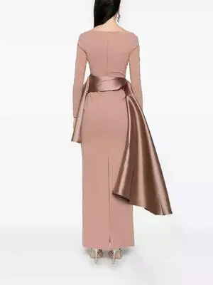 Solace London Kiana Maxi Dress - Brown
