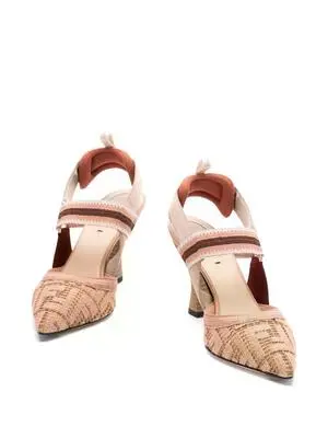 Fendi 85mm Colibri Pumps - Pink