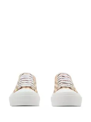 Burberry Checkered Sneakers