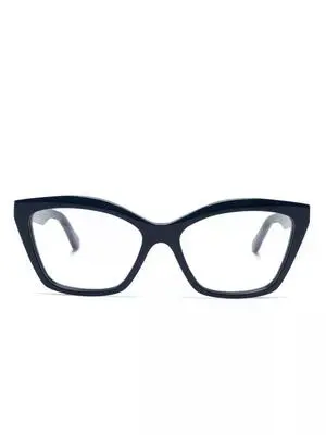 Balenciaga Cat-eye Frame Glasses - Blue