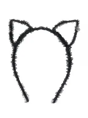 MAISON MICHEL Heidicat Headband - Black