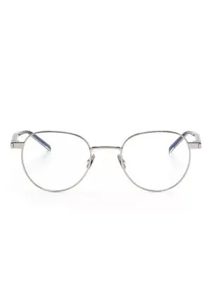 Saint Laurent Round-frame Glasses - Silver