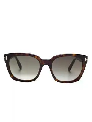 TOM FORD Square-frame Sunglasses - Brown