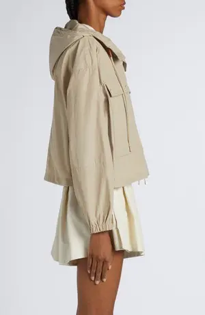Moncler Sauvan Water Repellent Short Jacket - Beige