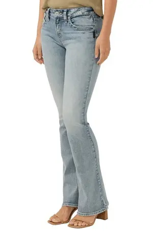 SILVER JEANS CO. Suki Mid Rise Bootcut Jeans - Indigo