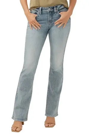 SILVER JEANS CO. Suki Mid Rise Bootcut Jeans - Indigo