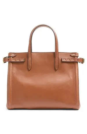 Valentino Garavani Antibes Leather Tote - Tabacco