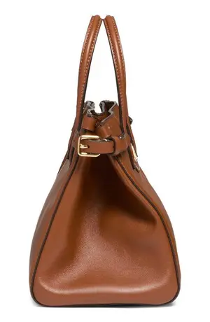 Valentino Garavani Antibes Leather Tote - Tabacco