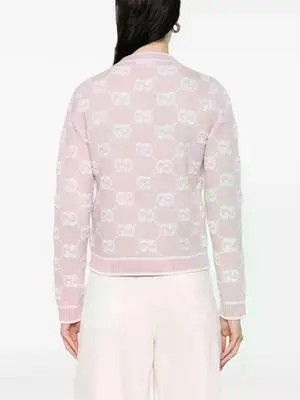 Gucci Gg Wool Bouclé Jacquard Cardigan