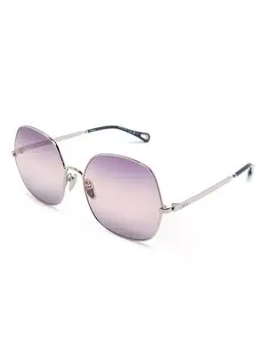 Chloé Oversized Sunglasses - Silver