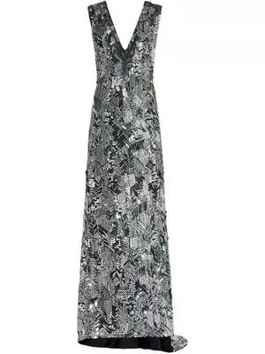 ILTA Sequin-embellished Maxi Dress