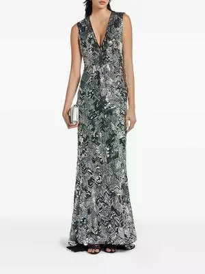 ILTA Sequin-embellished Maxi Dress