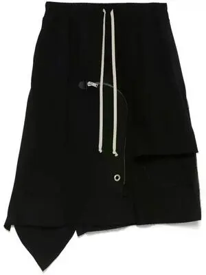 Rick Owens Wool Mini Skirt