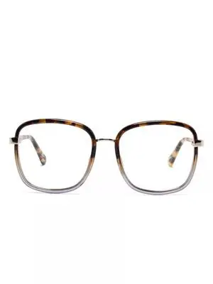 Chloé Square-frame Glasses - Brown