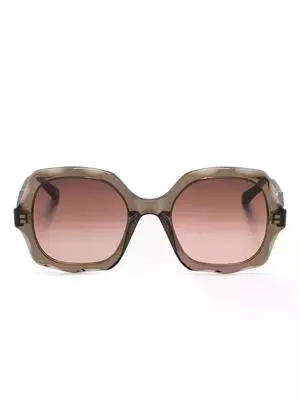 Chloé Square Frame Sunglasses - Brown