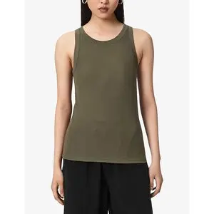 ALLSAINTS Rina Stretch-jersey Tank Top - Wild Green