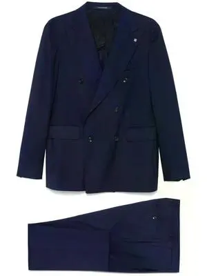 Tagliatore Virgin Wool Suit - Blue
