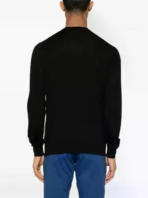 Bruno Manetti Fine-knit Sweater - Black