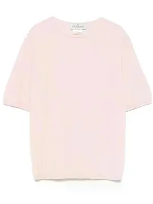 Bruno Manetti Cashmere T-shirt - Pink