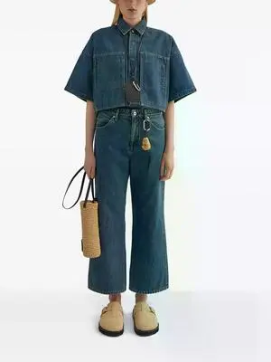 JIL SANDER Concealed Button Denim Shirt