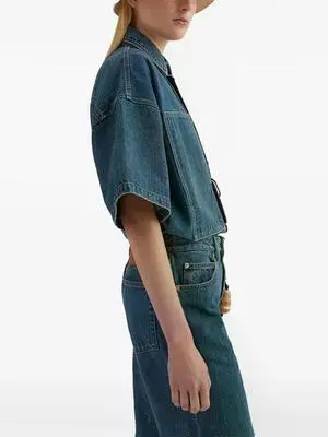 JIL SANDER Concealed Button Denim Shirt