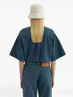 JIL SANDER Concealed Button Denim Shirt