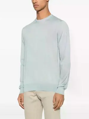 Bruno Manetti Fine-knit Sweater - Blue
