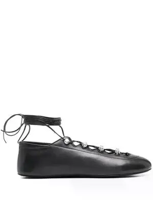 Alexander Wang Tie Fastening Flats For Women