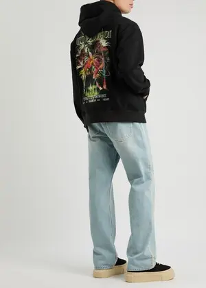 WOOYOUNGMI Logo-print Hooded Cotton Sweatshirt